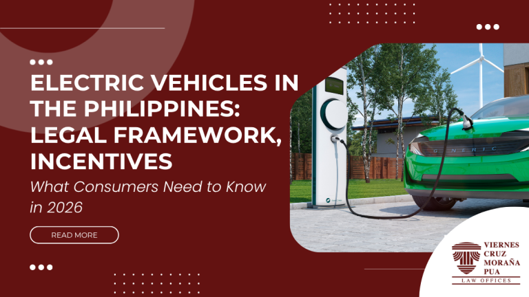 Electric Vehicles in the Philippines: Legal Framework, Incentives, and ...